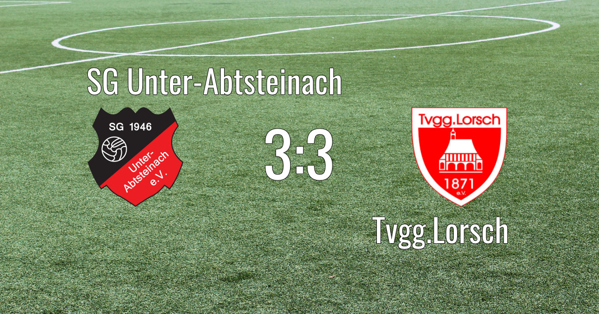 Tvgg. Lorsch kämpft sich zum Punkt | SG 1946 Unter-Abtsteinach e.V.